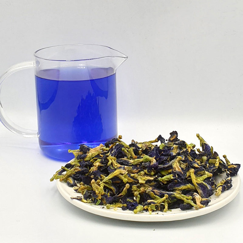 Organic Blue Butterfly Flower Tea l Colour Changing Antioxidant Blue ...