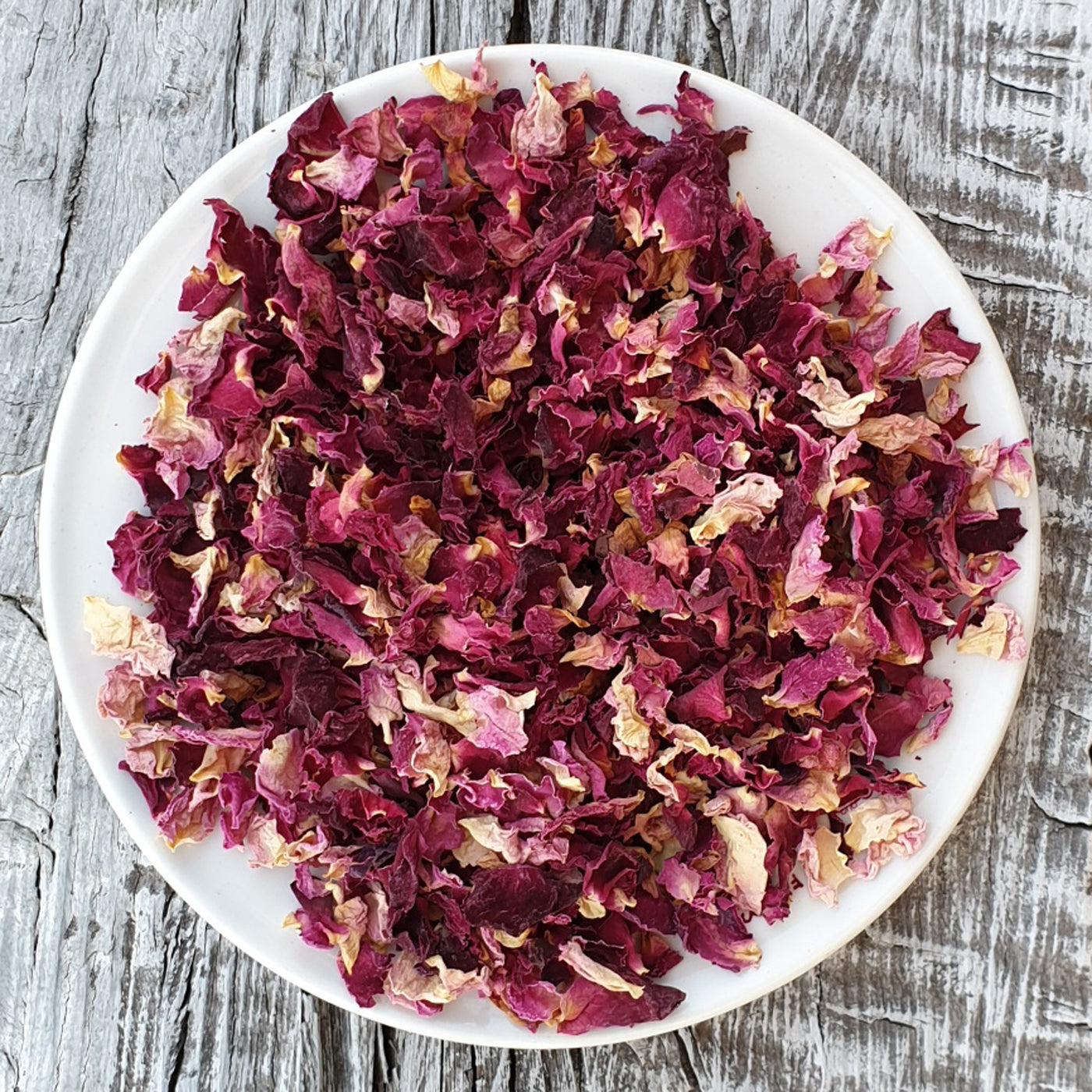 Rose Petal Tea - Organic l Calming & Mood Uplifting Herbal Loose Leaf ...